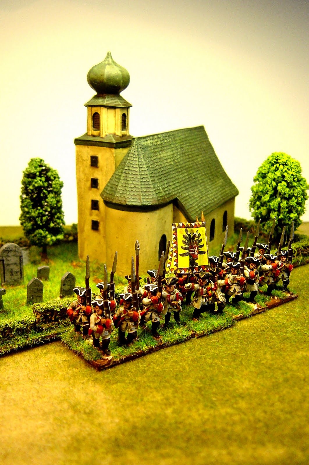 Painting Wargames Figures: A small baroque Church (15mm)