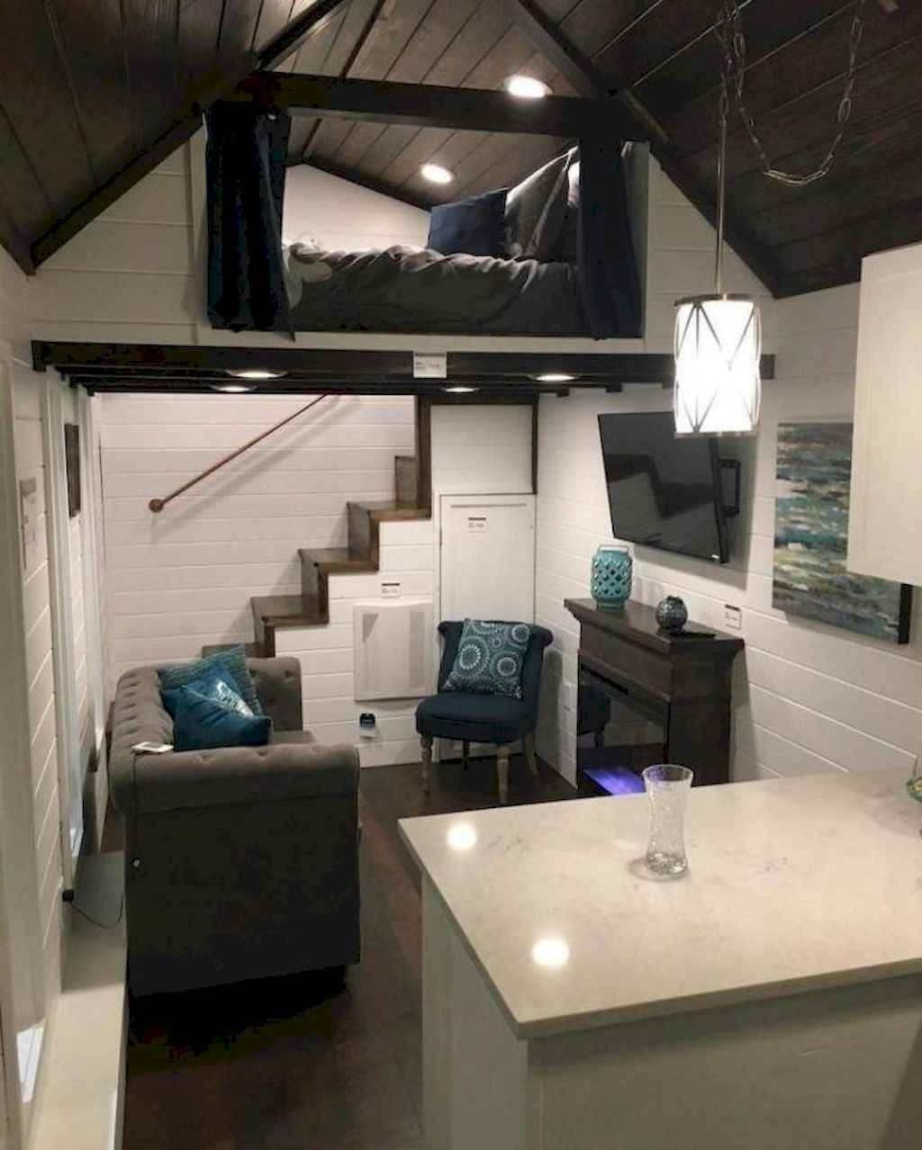 45+ Practical Loft Stair for Tiny House Ideas | ARA HOME