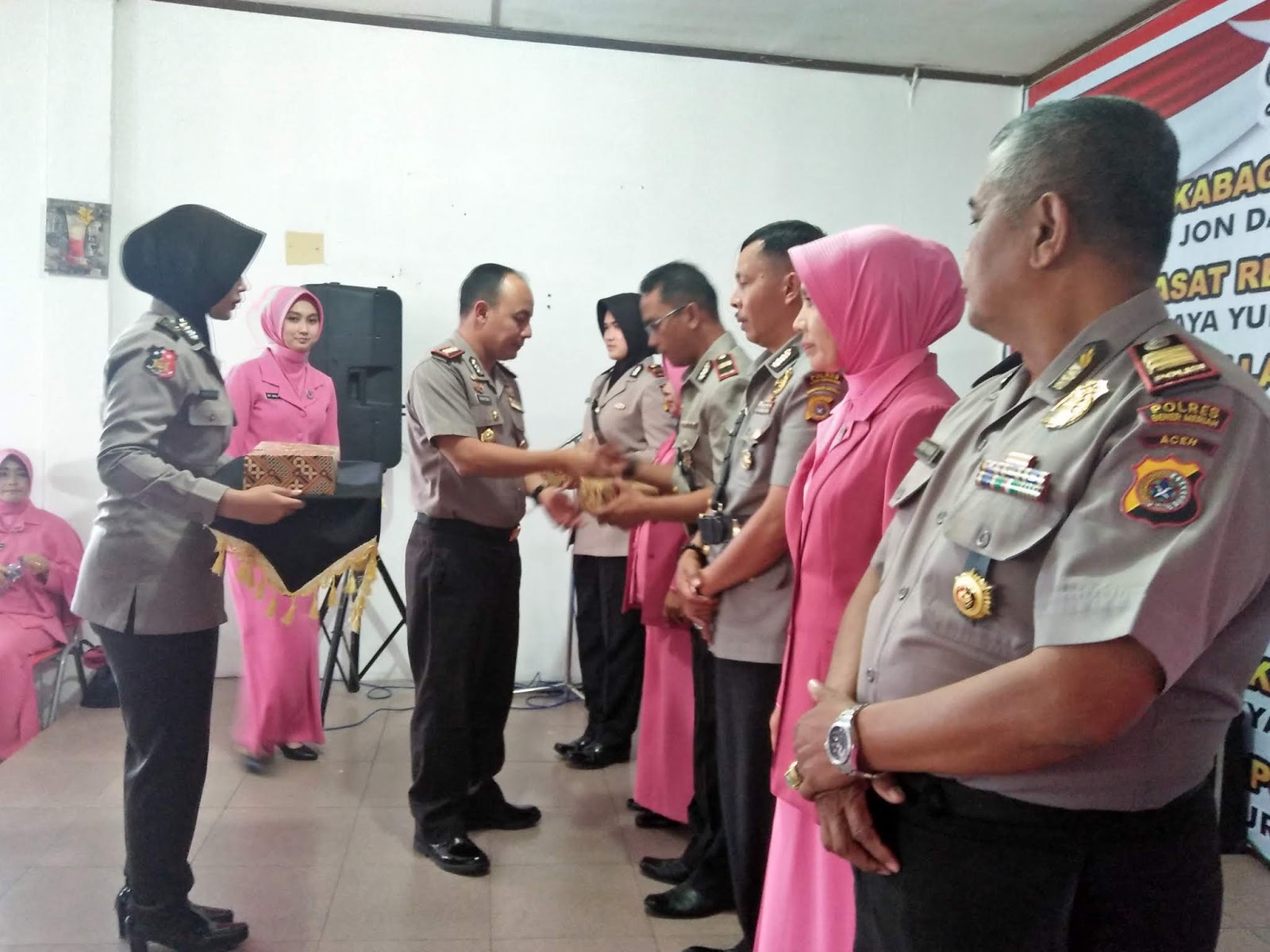 Upacara Serah Terima Jabatan Kasat Kabag & Kapolsek Jajaran Polres ...