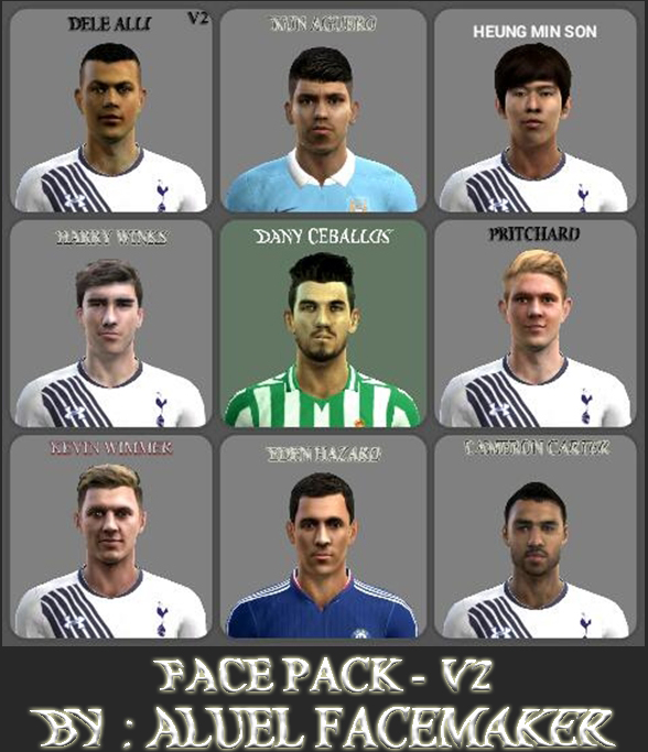 ALUEL FACEMAKER: FACE PACK V2 - BY ALUEL FACEMAKER