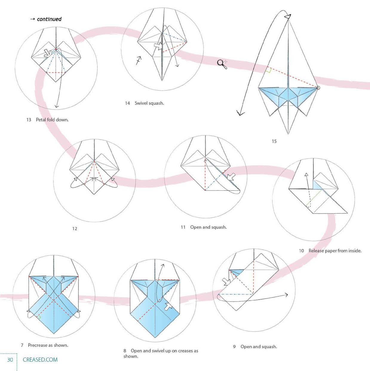 Origami Creased Magazine 12 - Ruby Book Origami