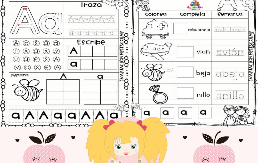 Traza, Escribe y Remarca Vocales | Mundo de Rukkia