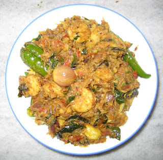 The Foodie Corner: Chettinad Eral Varuval - Prawn Fry