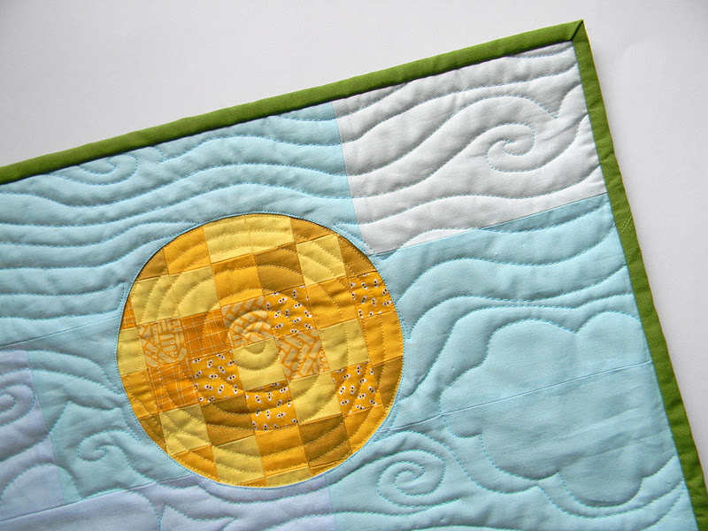 Teaginny Designs: Deep Blue Sea, Baby Quilt