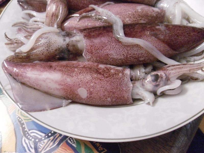 Campak-Campak Je: Milky Stuffed Squids