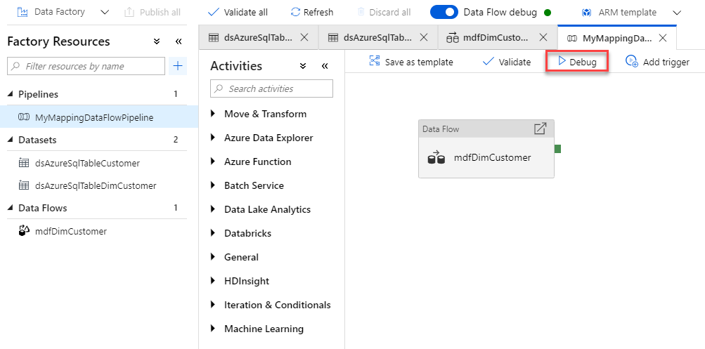 BI Future Blog: Azure series : The Mapping Data Flow activity in Azure ...