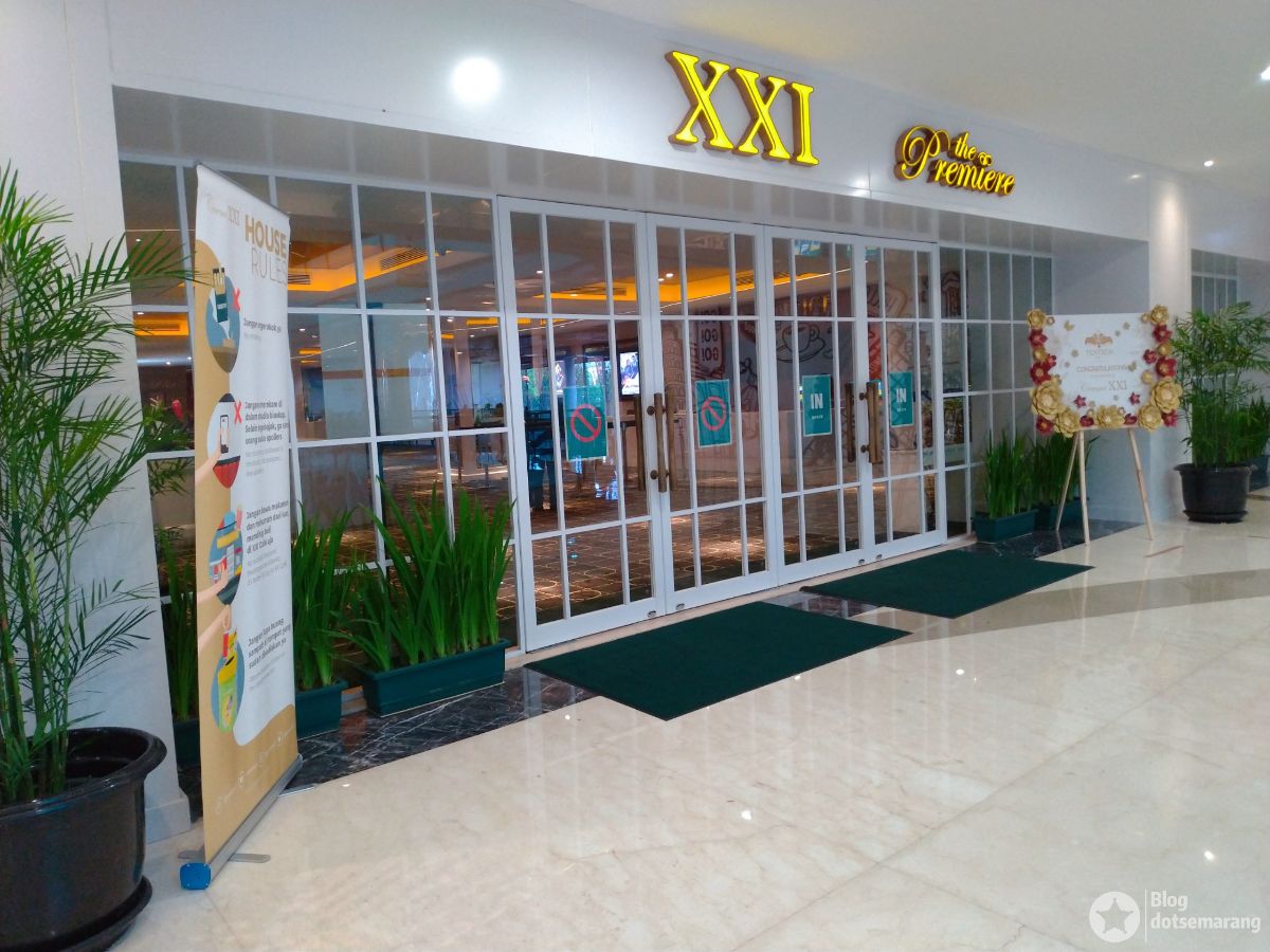 Hari Ini, 24 September, Bioskop Tentrem Mall XXI Semarang Buka