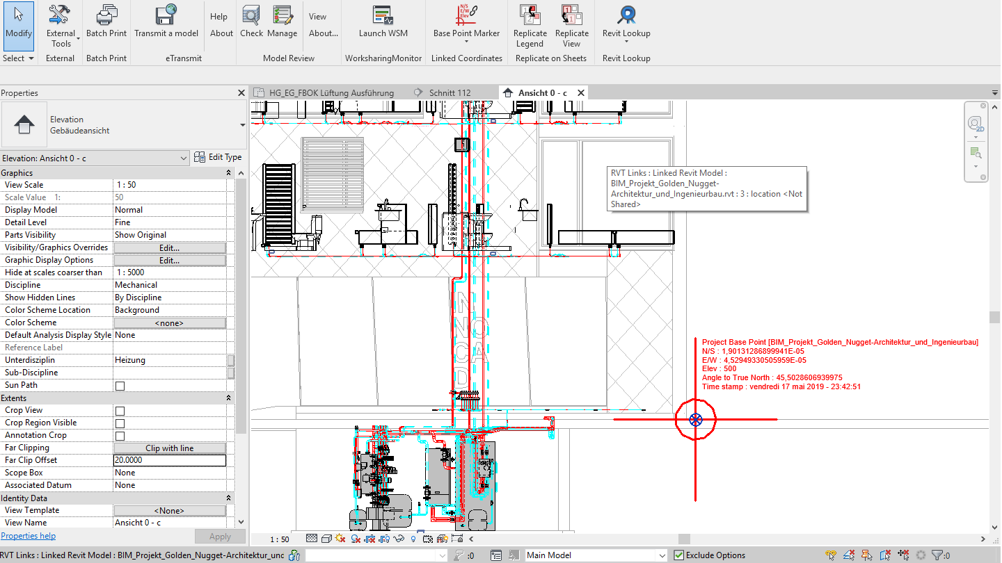 Revit Add-Ons: Free Get Linked Project Base Point and Survey Point