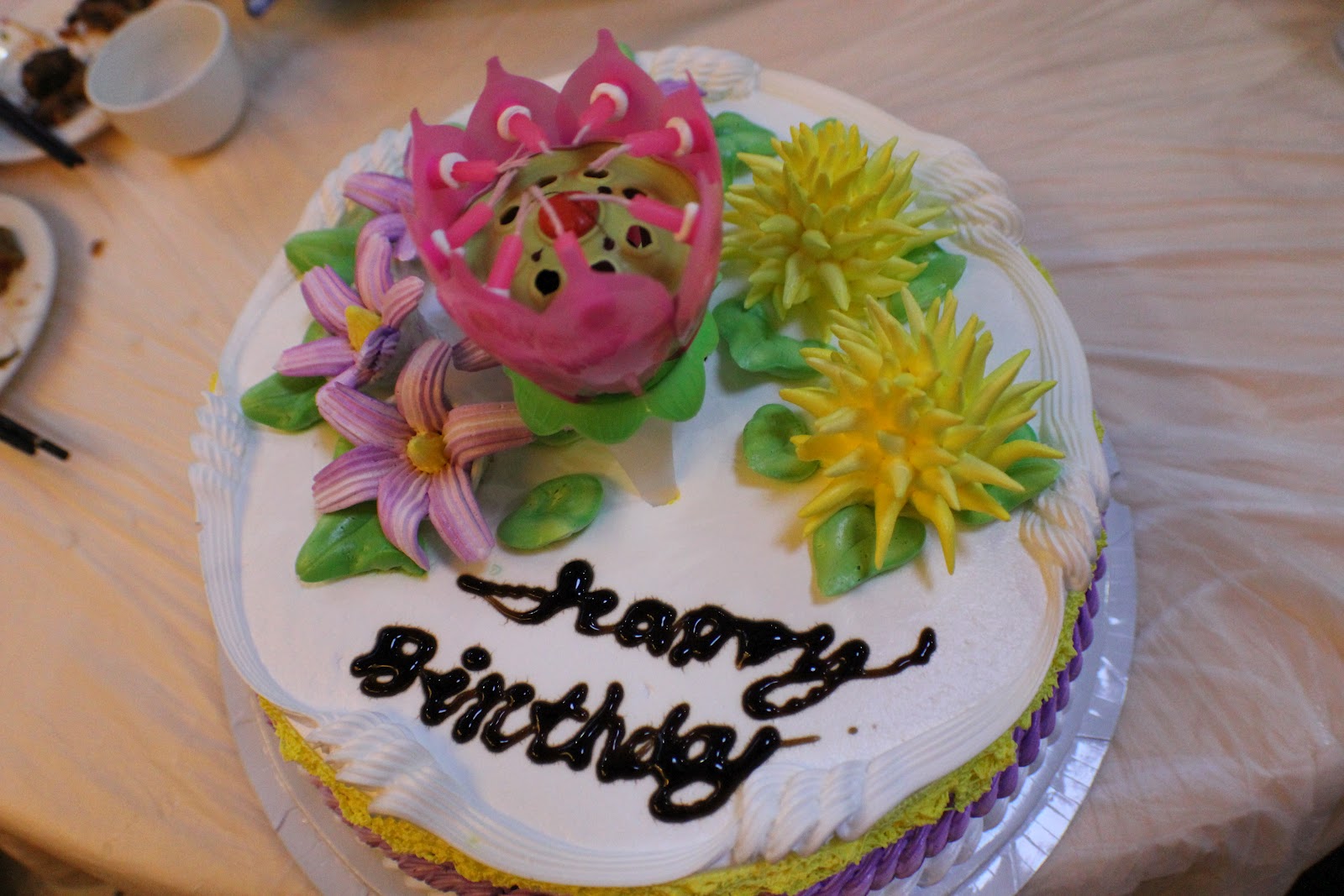 TRICKY TRIP: Beautiful Birthday Cake! :D