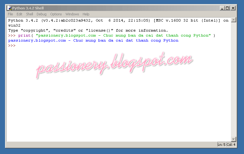 Hướng dẫn cài đặt Python trên Windows - Passionery