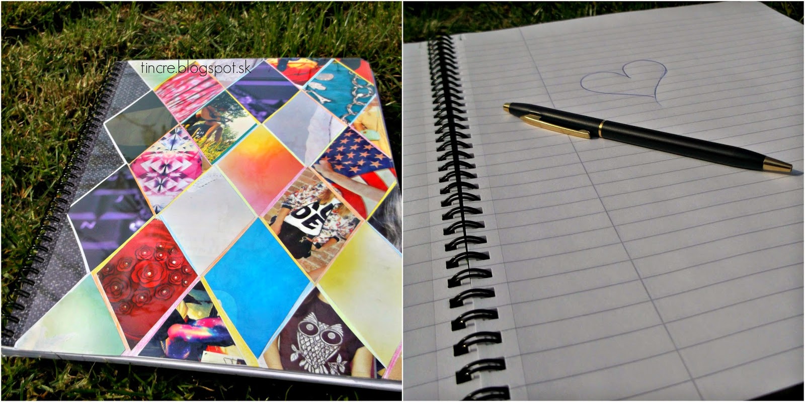 Tina's creations & lifestyle: DIY notebook cover (tumblr inspired)