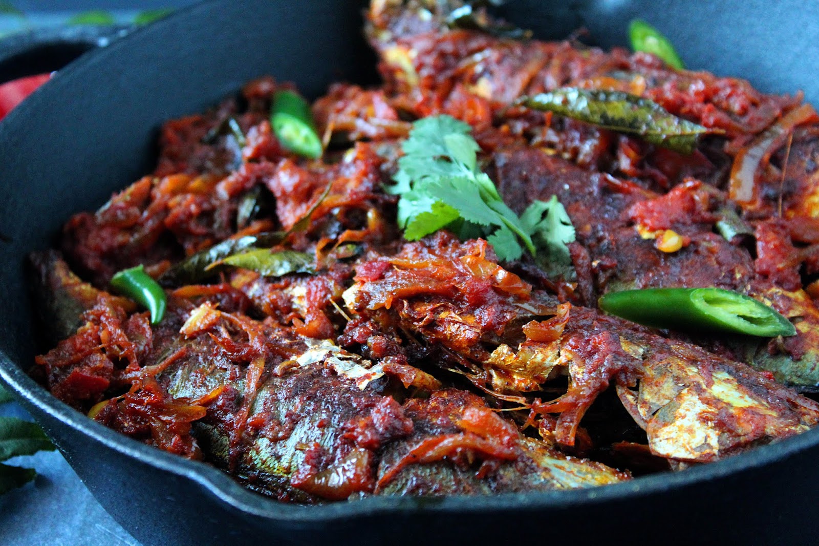 Kerala Style Fish Masala Roast