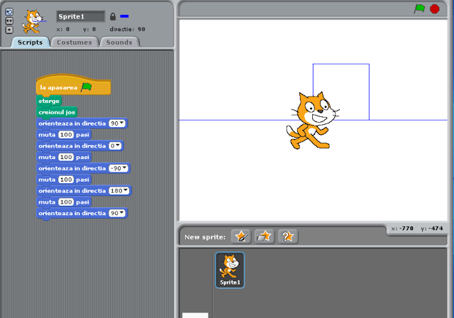 Prof. Florin Giurcă - Lecții de informatică: Scratch