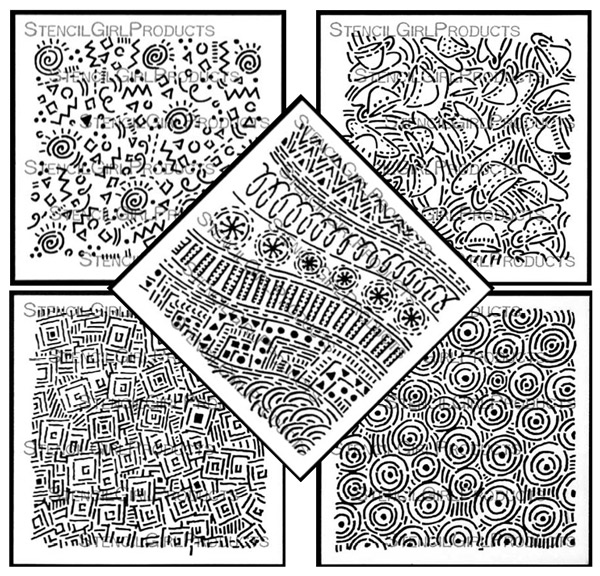 StencilGirl Talk: New Stencils! Organic Zen plus Baking and Cooking