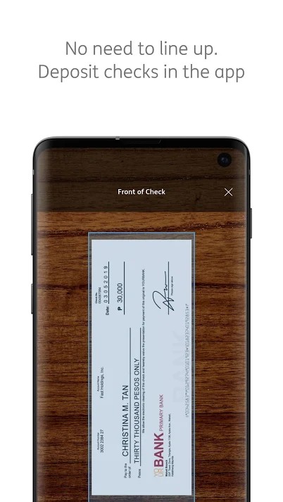 Philippine banks with mobile check deposit for 2021