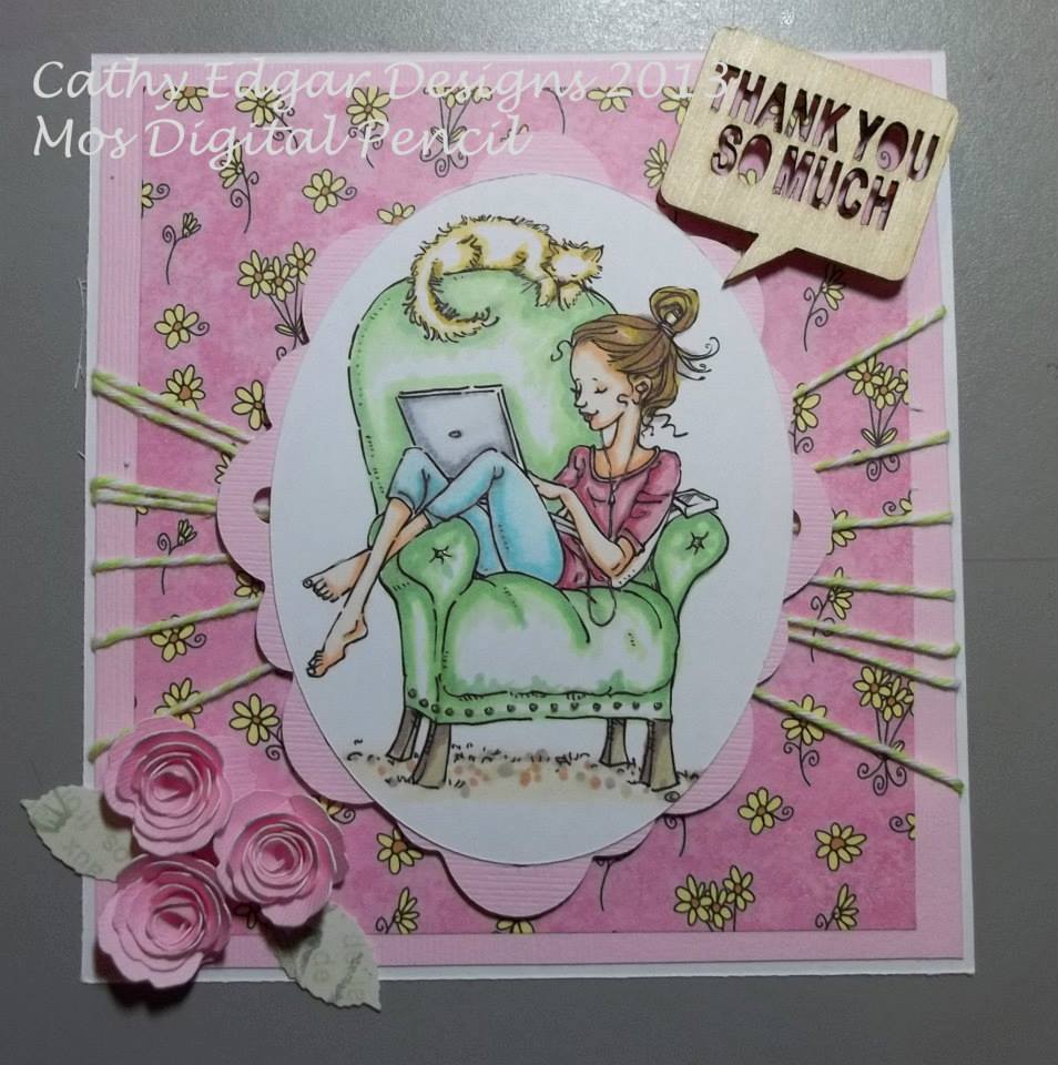 Mo's Digital Pencil: Challenge #186 - "Thank You" w/a Mo image