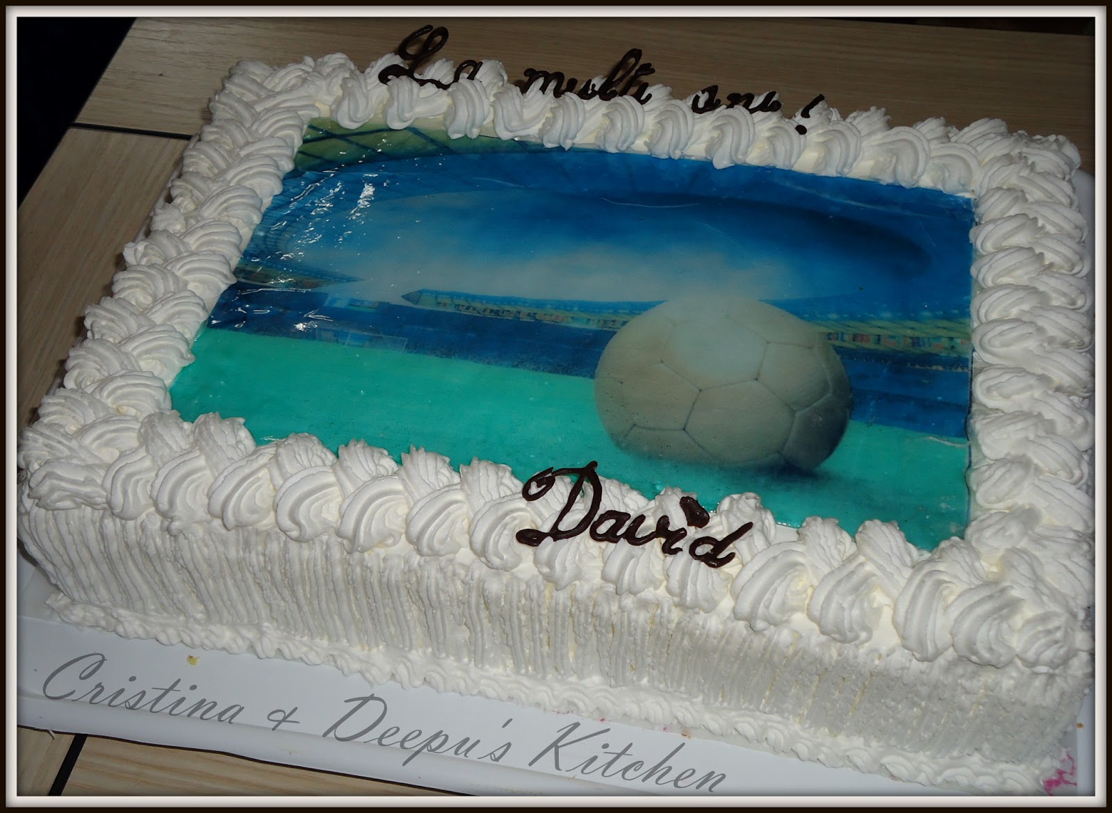 Cristina & Deepu's Kitchen: Tort cu poza comestibila personalizata ...