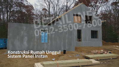 Konstruksi Rumah Unggul Sistem Panel Instan