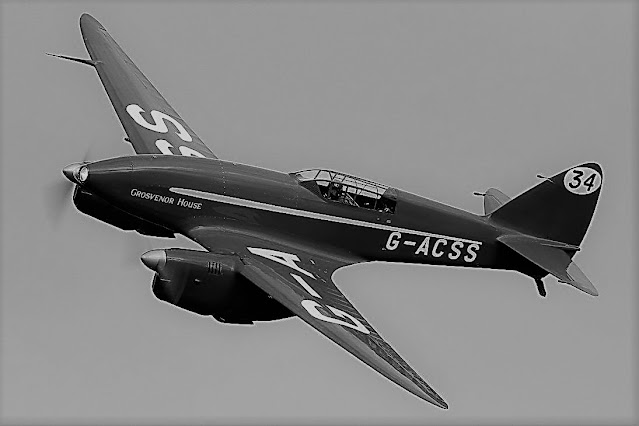 Aviación por Leandro : 1934 - De Havilland D.H. 88 "COMET" - Ganador de ...