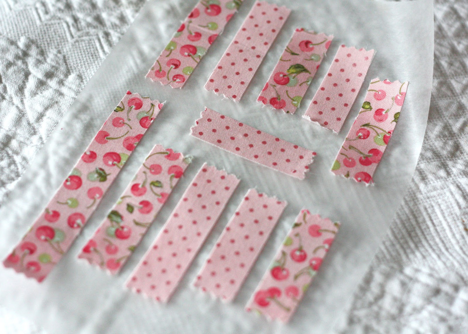 amy j. delightful blog: Fabric Washi Tape Strips Tutorial
