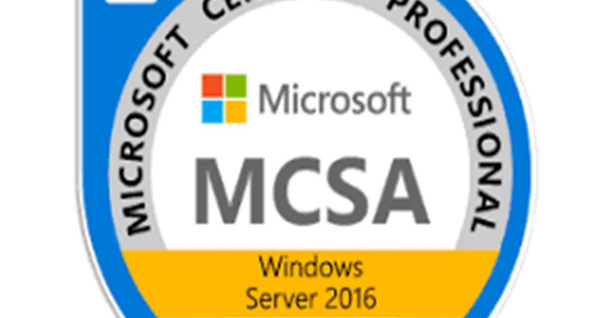 MCSA Windows Server 2016