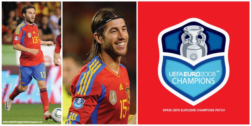 Football teams shirt and kits fan: Spain UEFA Euro 2008 Champions Patch