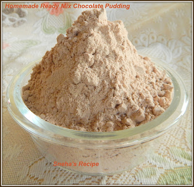 Homemade Ready Mix Chocolate Pudding & Chocolate Pudding - Sneha's Recipe