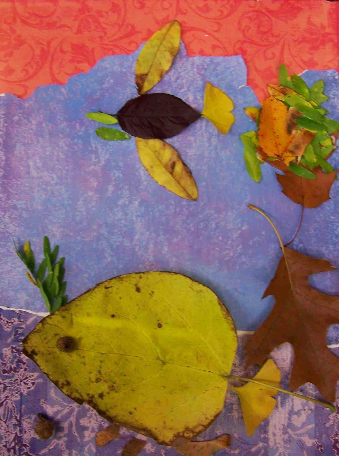Create Art With Mrs. P!: Leaf Man Nature Collages