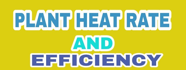 Calculation of heat rate & efficiency of the power plant
