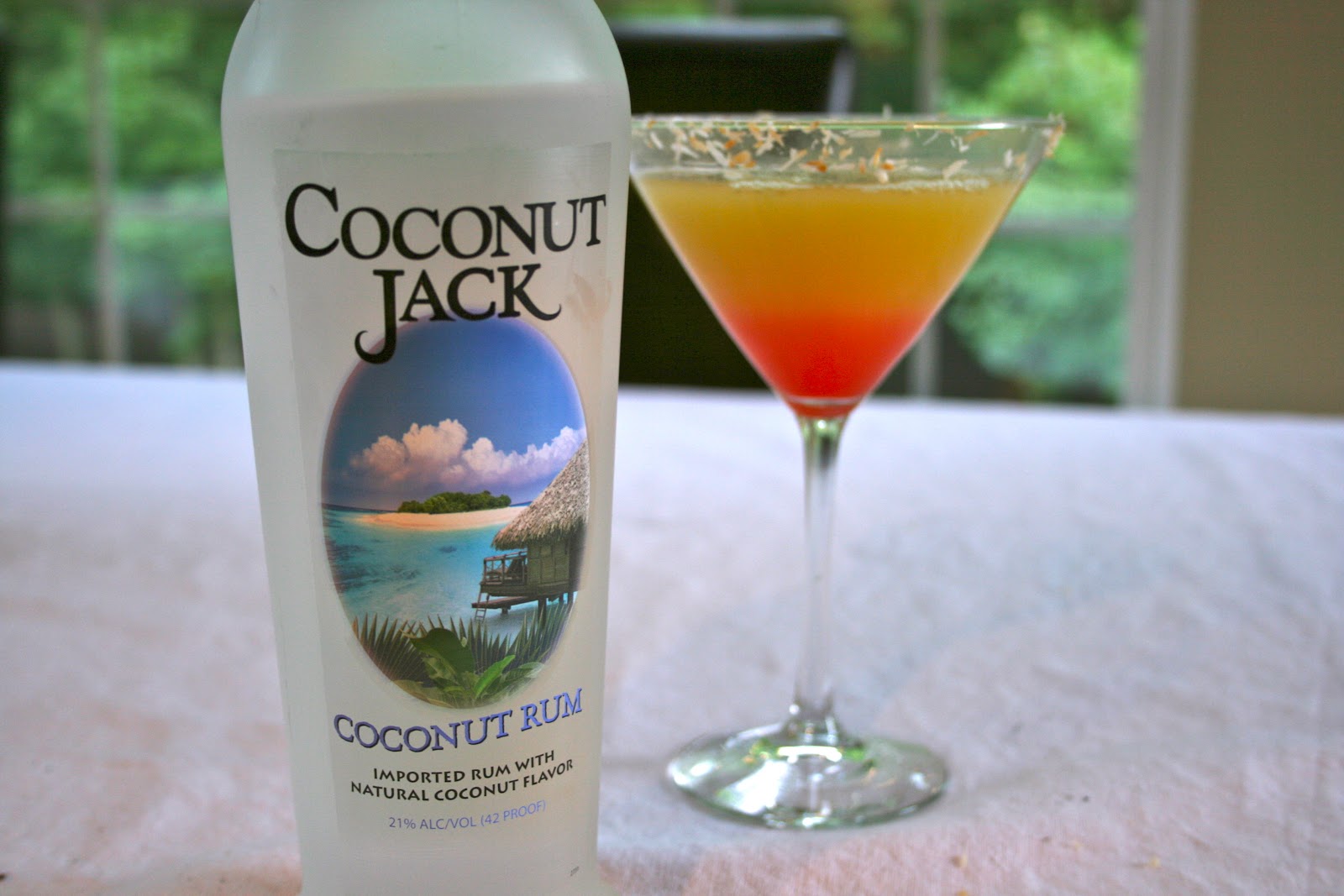 Wren's Rambles: Coconut Rum Sunrise