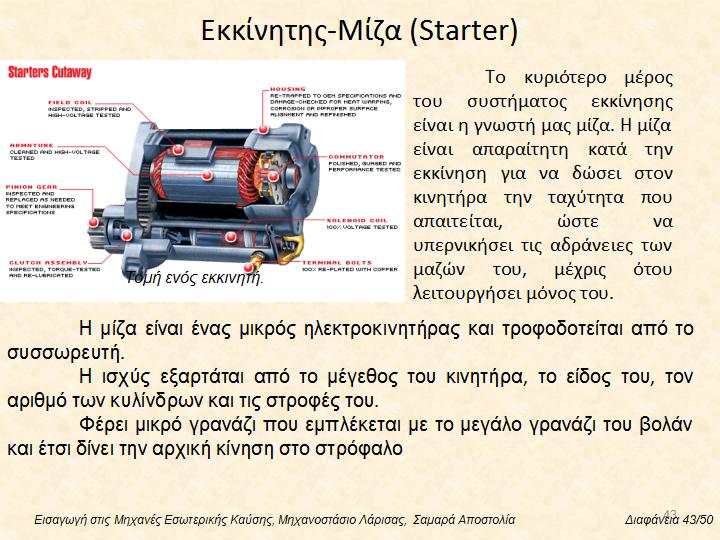MixanikosOse: Βασικά μέρη κινητήρα ΜΕΚ (Μηχανή Εσωτερικής Καύσης)