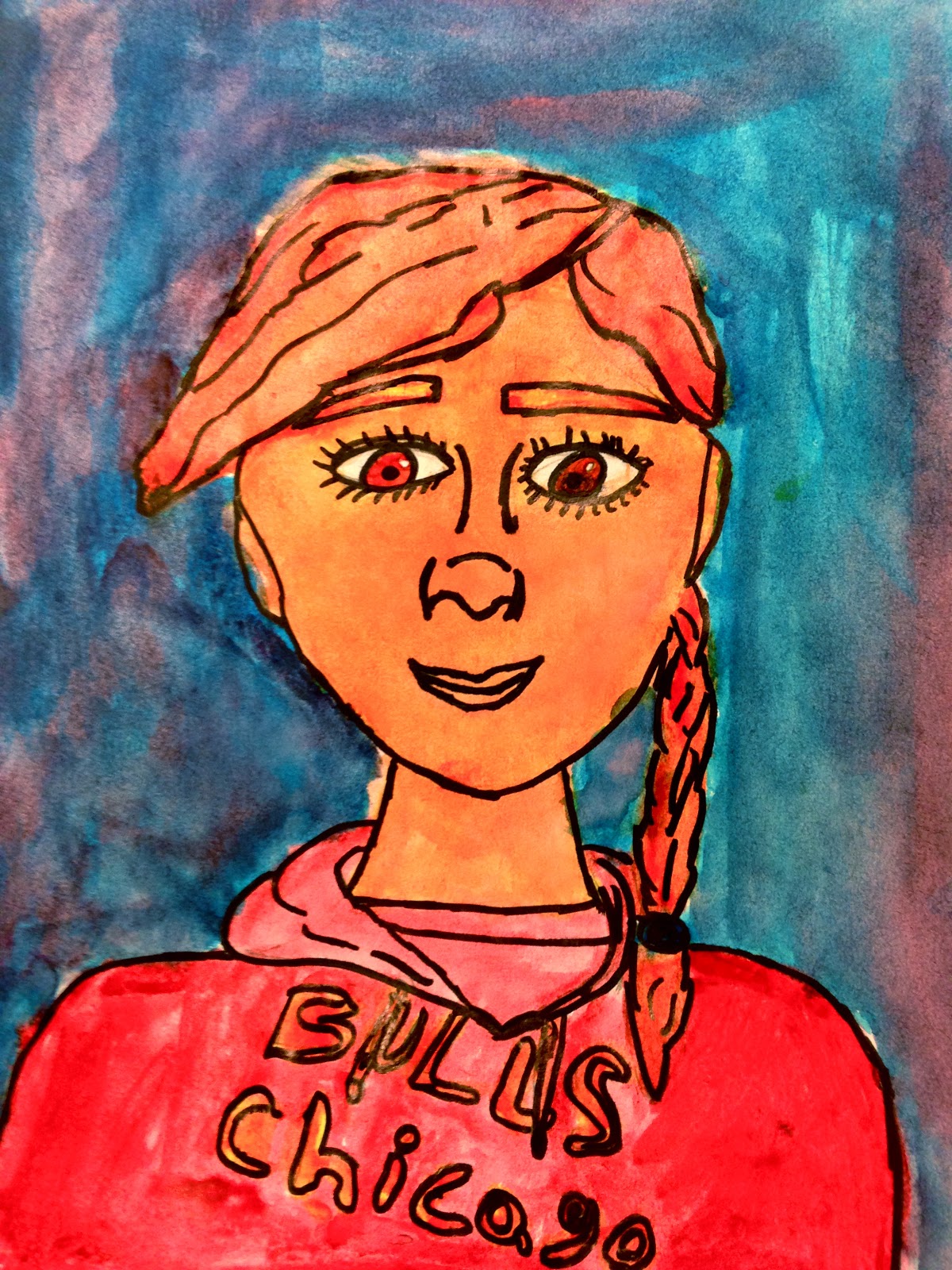 Sand Creek Star Gallery: 4th Grade Pop Art Self Portraits