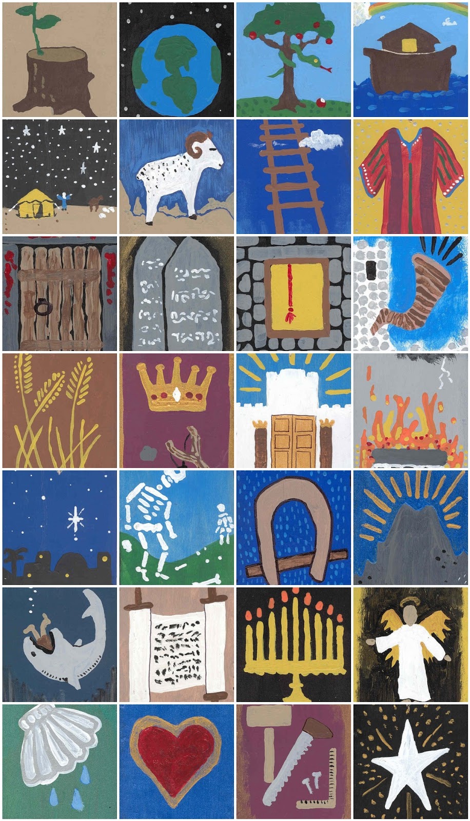 ABT UNK: Advent Calendar: Religion - Chrismons and Jesse Trees