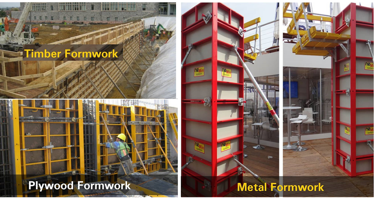 Important Types Of Formwork Used In Construction Site - FantasticEng