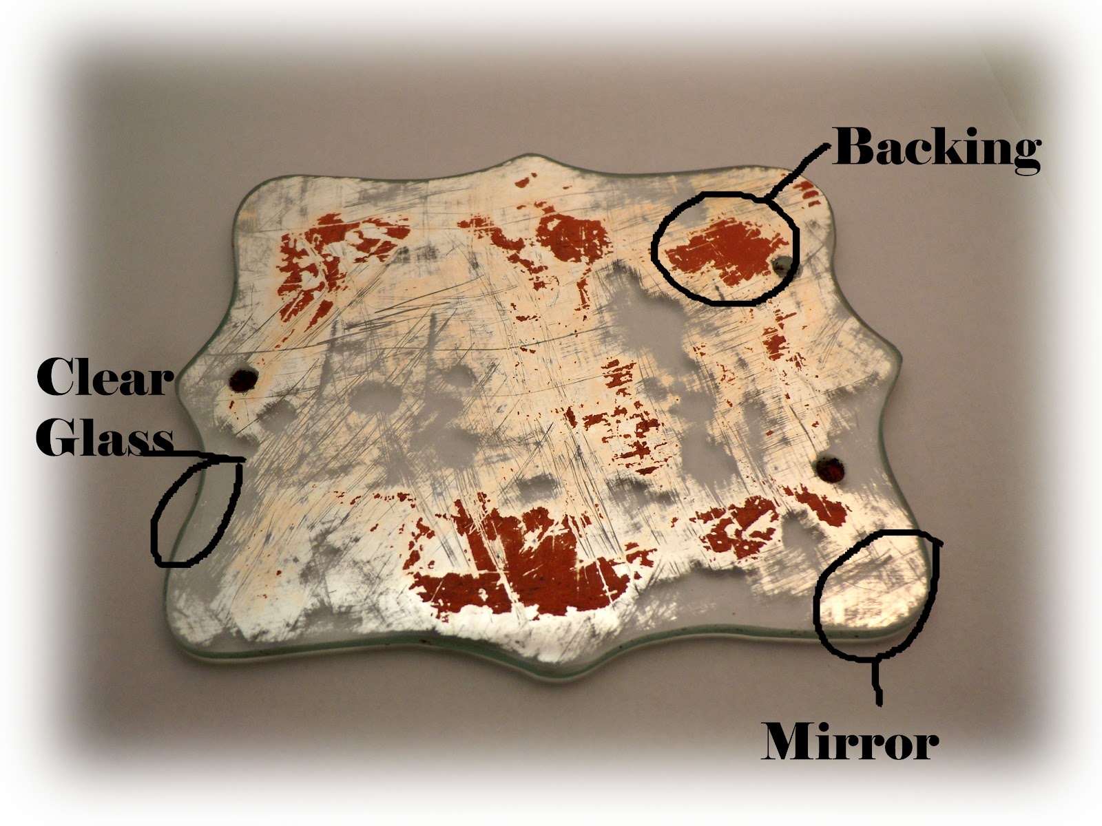 Glitter Tart Designs: Mirror Mirror ~ Tutorial on Aging Mirrors