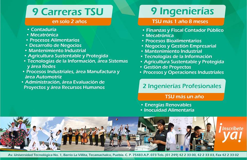 UTTECAM: La UTTECAM inicia su proceso de inscripciones