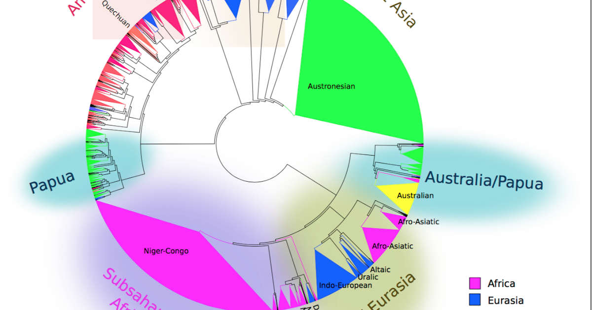 A Global Tree of Languages