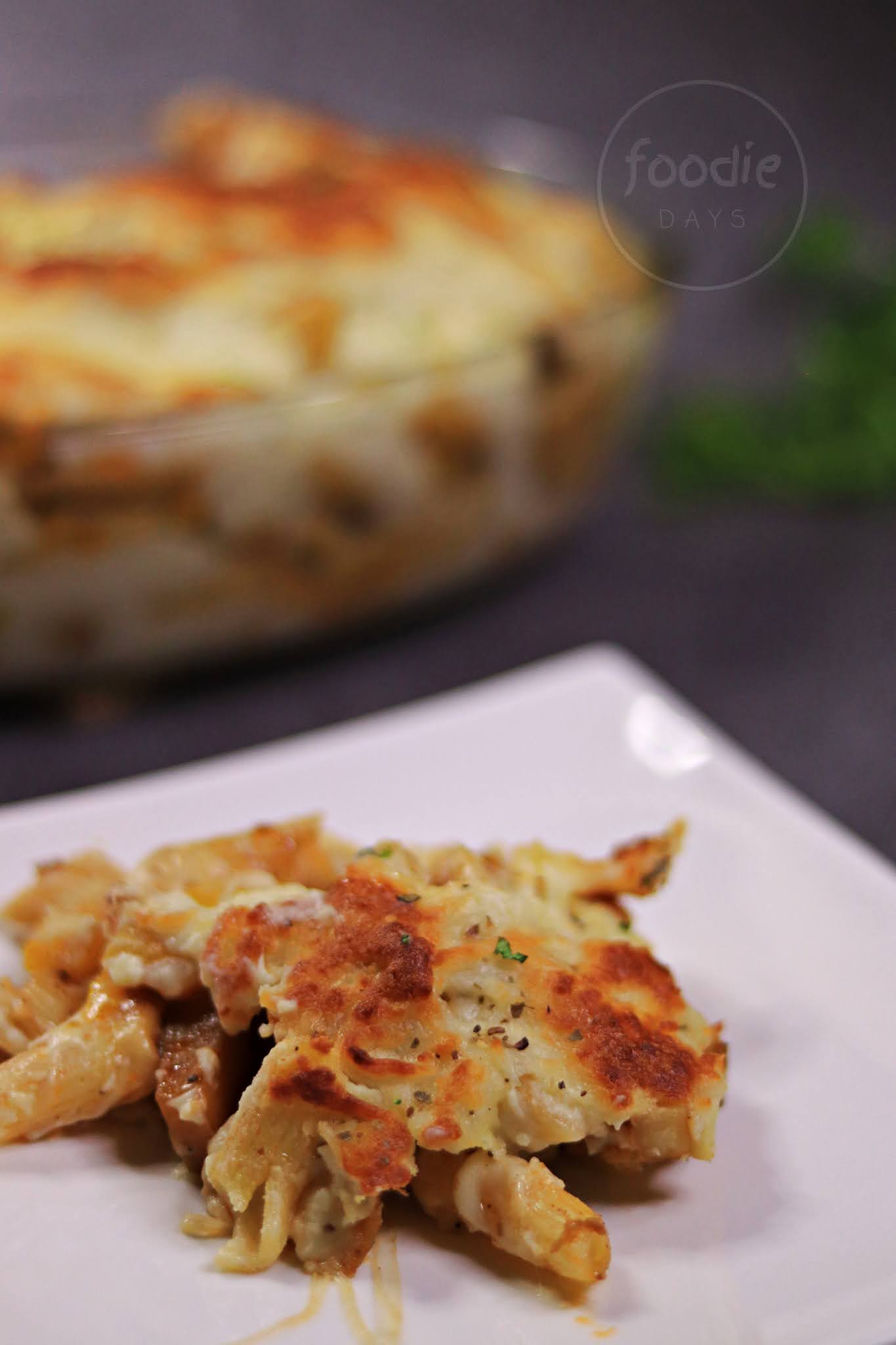 Creamy Baked Chicken Pasta | Bechamel Pasta | White sauce pasta