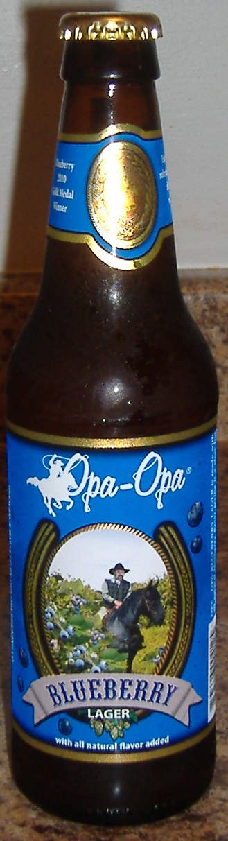 Horror Movies and Beer!: Opa-Opa Blueberry Lager