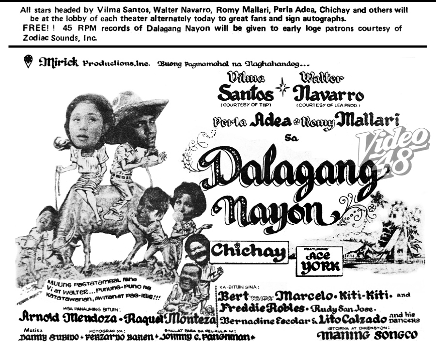 Video 48: THE SEVENTIES # 532: VILMA SANTOS, WALTER NAVARRO, PERLA ADEA ...