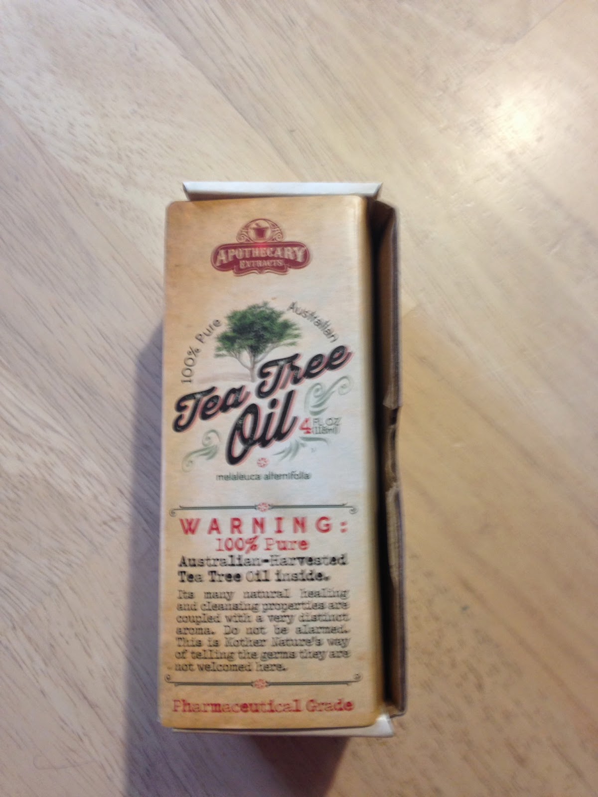 Outside the Box: Apothecary Extracts 100% Pure Australian Tea Tree Oil ...