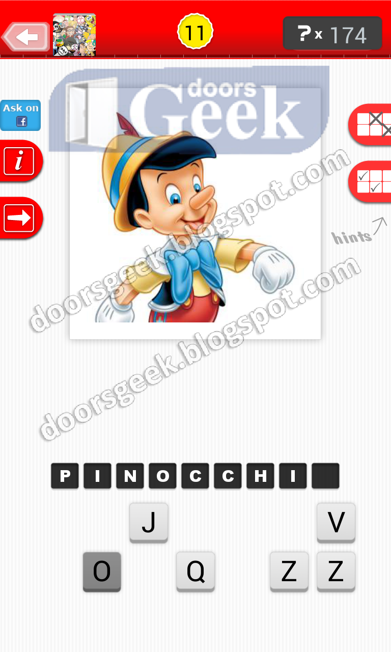 Guess The Cartoon Level 10-11 ~ Doors Geek