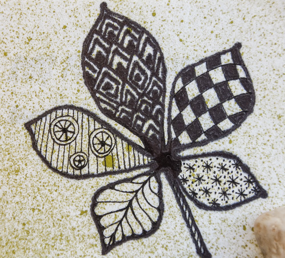 JennyPennyPoppy: Zentangle Leaves