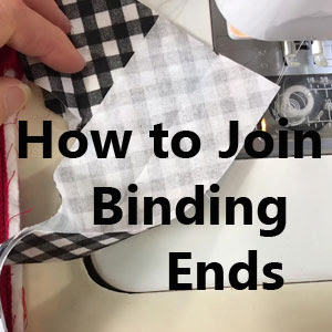 How to Join Quilt Binding Ends