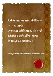 Floare de Colt : Citate favorite (113) - Ganduri despre rabdare