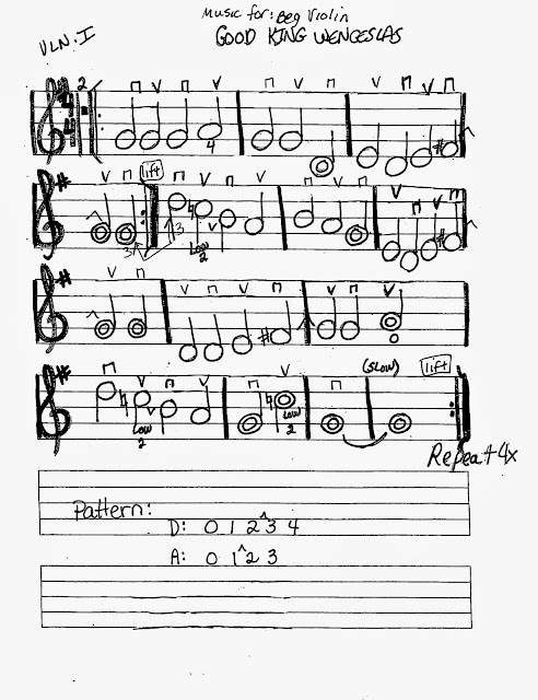 Miss Jacobson's Music: BEGINNING VIOLIN HOLIDAY MUSIC: GOOD KING WENCESLAS