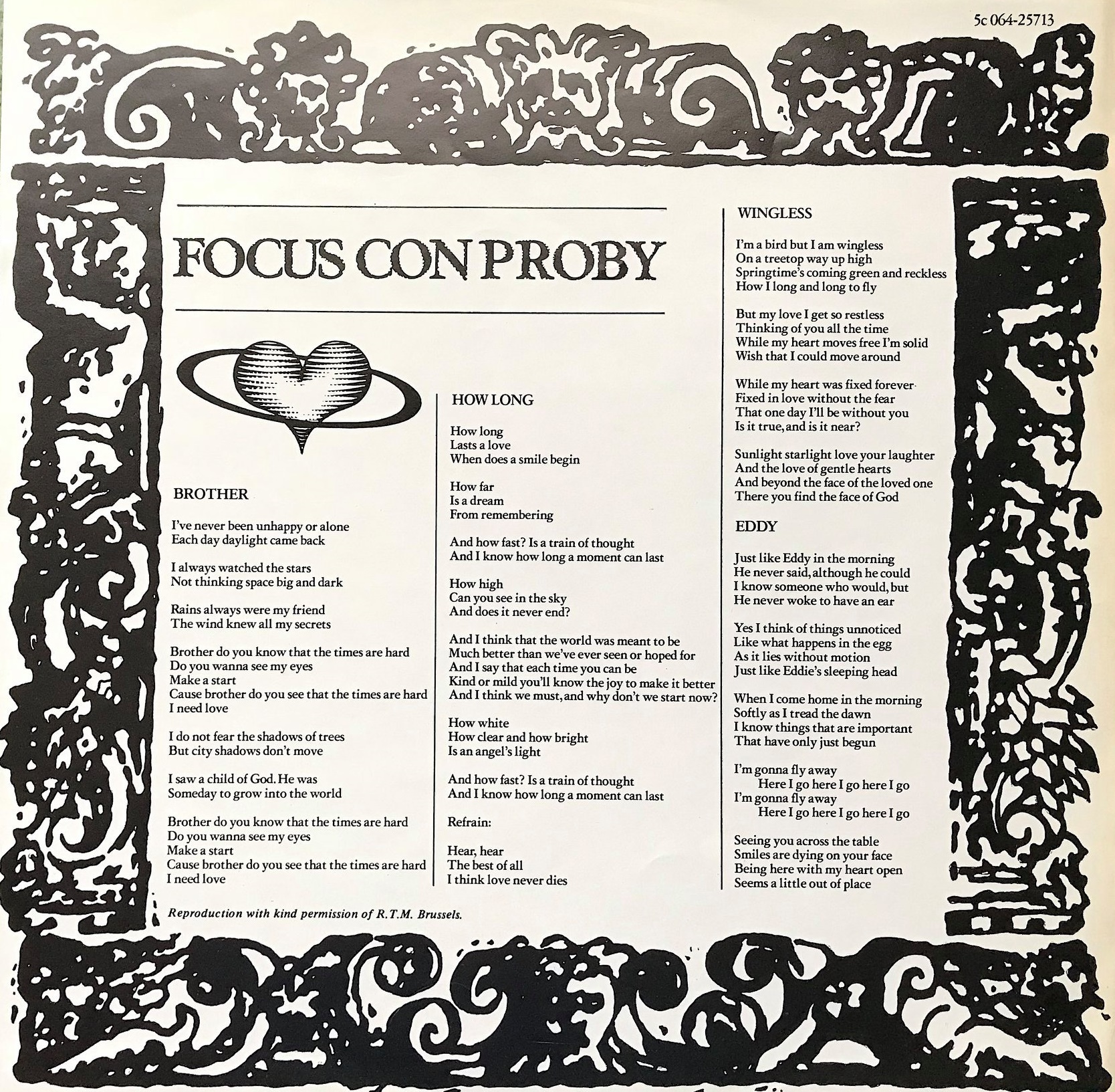 Classic Rock Covers Database: Focus - Focus con Proby (1977)