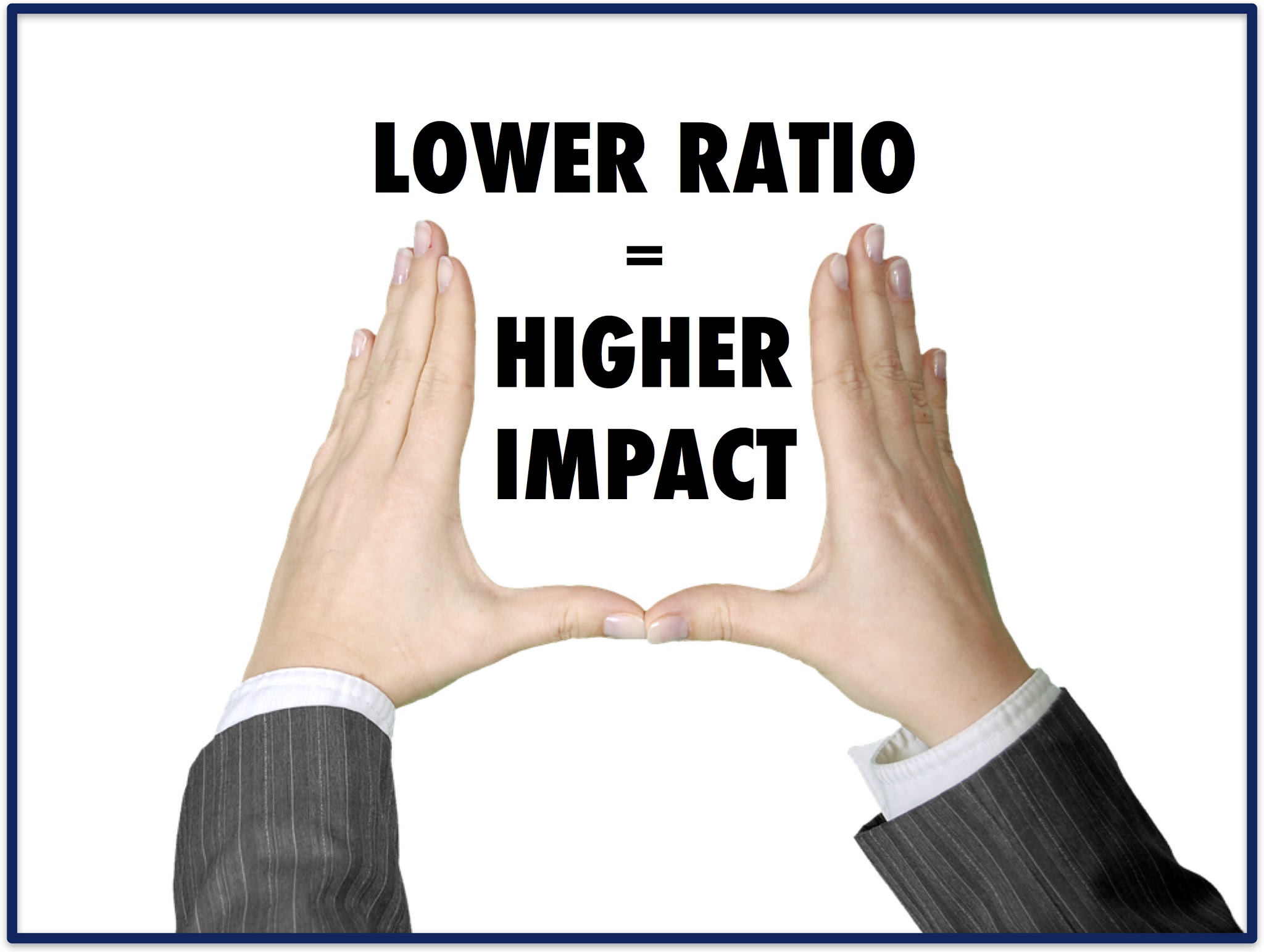 Lower Ratio = Higher Impact ~ RELEVANT CHILDREN'S MINISTRY