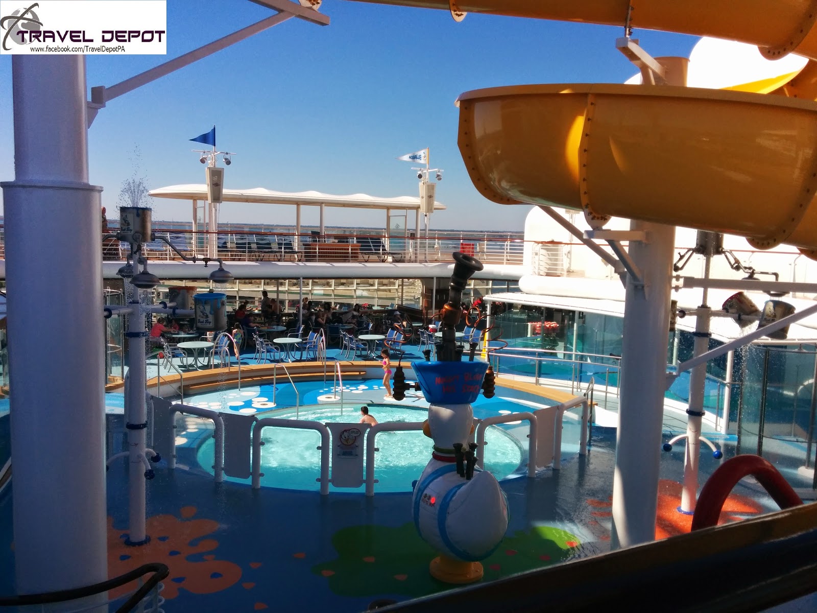 Pool areas aboard the Disney Magic Cruise Ship | Travel Depot