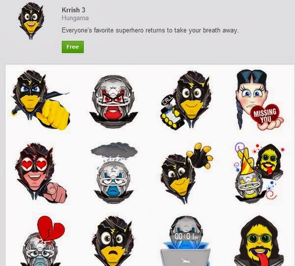 Krrish 3 First Indian Movie to Launch Facebook Emoticons/Stickers!